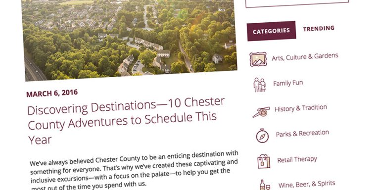 Article: Discovering Destinations—10 Chester County Adventures to ...