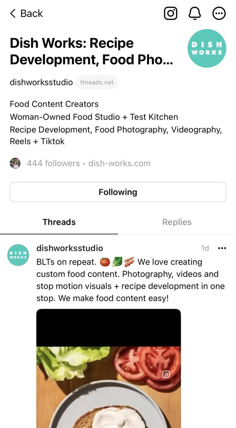 Threads: A New Way For Culinary Brands to Explore and Engage - Dish Works