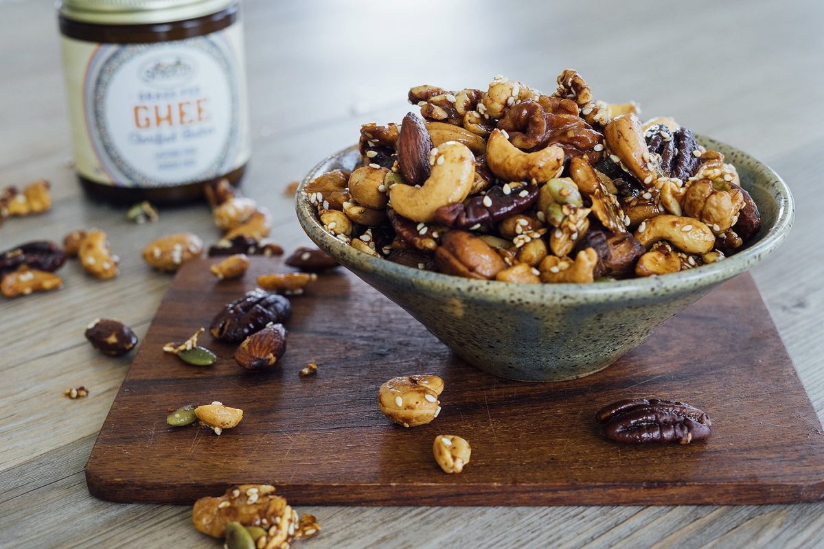 Recipe: Sweet and Spicy Roasted Nuts - Dish Works